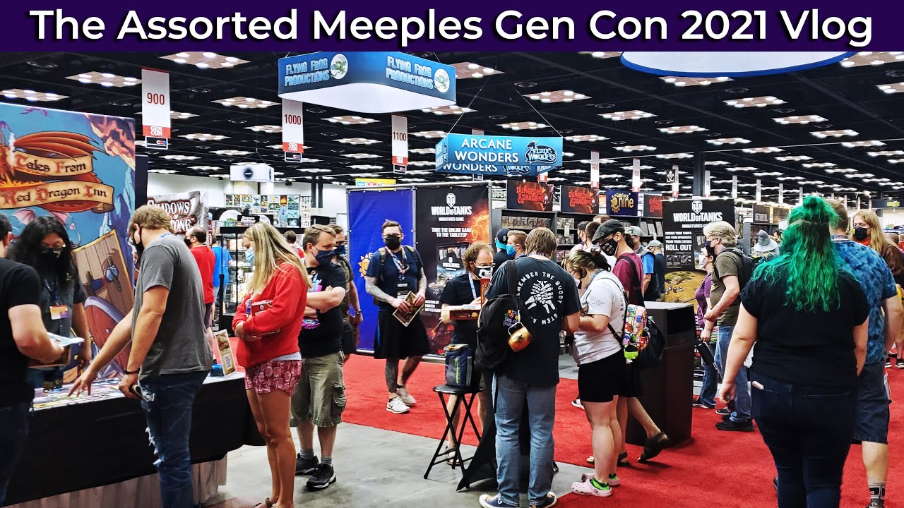 Gen Con 2021 vlog - The Assorted Meeples' experience! - YouTube