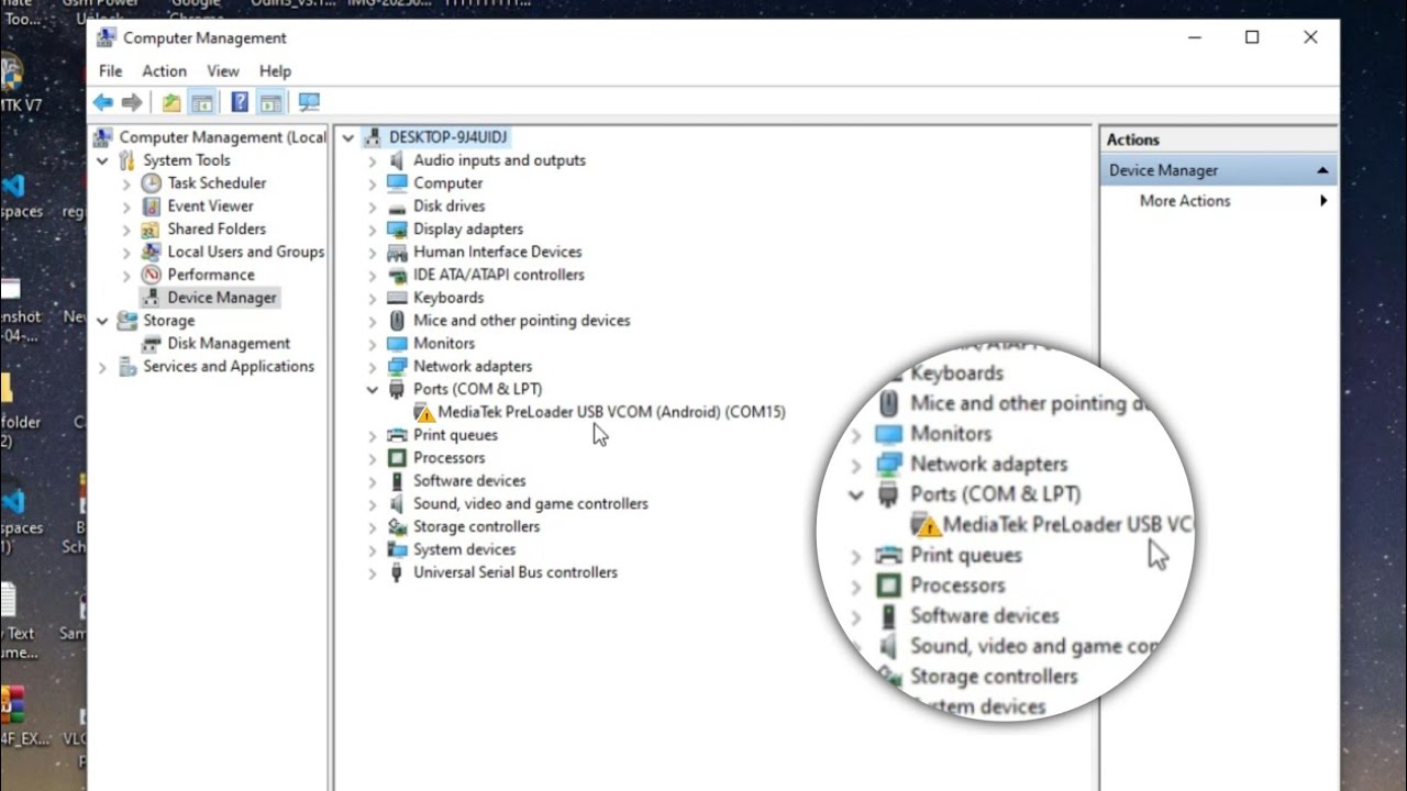 Yellow Driver Port Problem Solve | Mediatek Preloader USB VCOM Driver ...