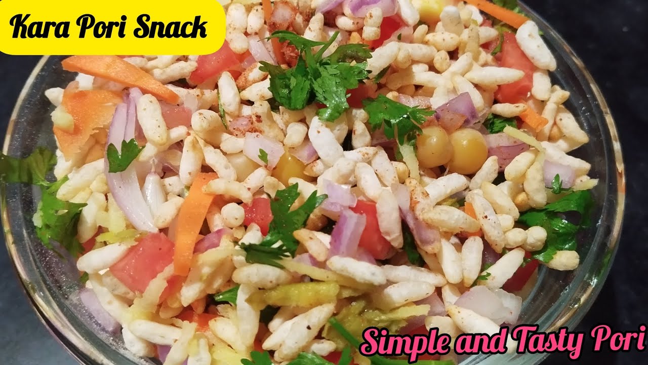 kaara Pori Snack Recipe in Tamil | Masala Pori | கார பொரி இப்படி செய்து ...
