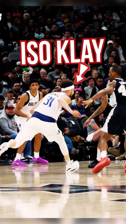 Klay ISO ball 💦 #nba #nbashorts #nbahighlights #klaythompson #splashbrothers #mavs #shorts #mffl ...