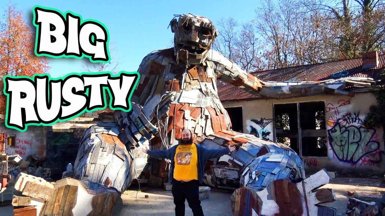 Big Rusty - Thomas Dambo Troll - Recycle Art - Trash Sculpture in ...