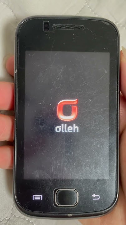 갤럭시 지오(SHW-M290K) 전원 on/off - YouTube