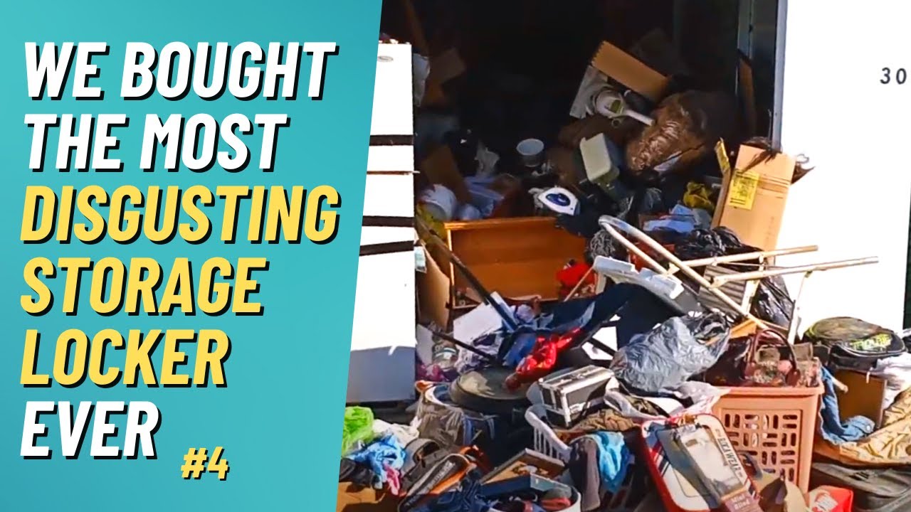 Unpacking The Most DISGUSTING Storage Unit Ever! | TeddyDog Finds