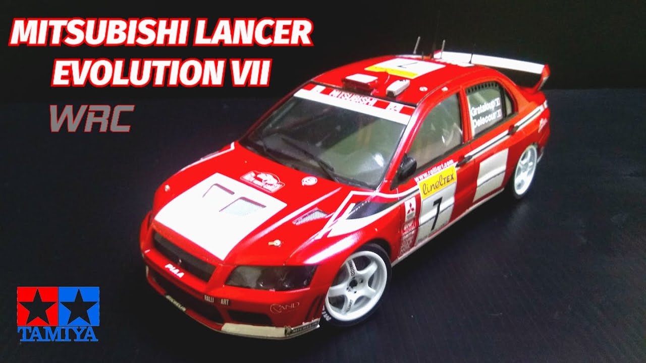 MITSUBISHI LANCER EVOLUTION VII WRC | model kit - YouTube