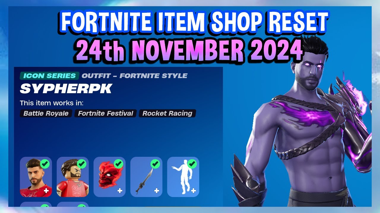 SOME CREATOR ICON SKINS ARE BACK! (Fortnite Item Shop Reset 24th ...