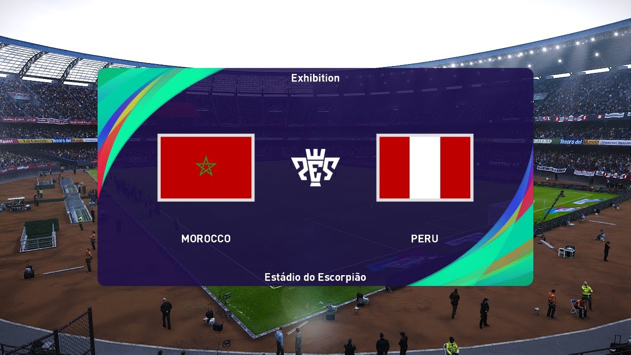 Morocco vs Peru (28/03/2023) International Friendlies PES 2021 - YouTube