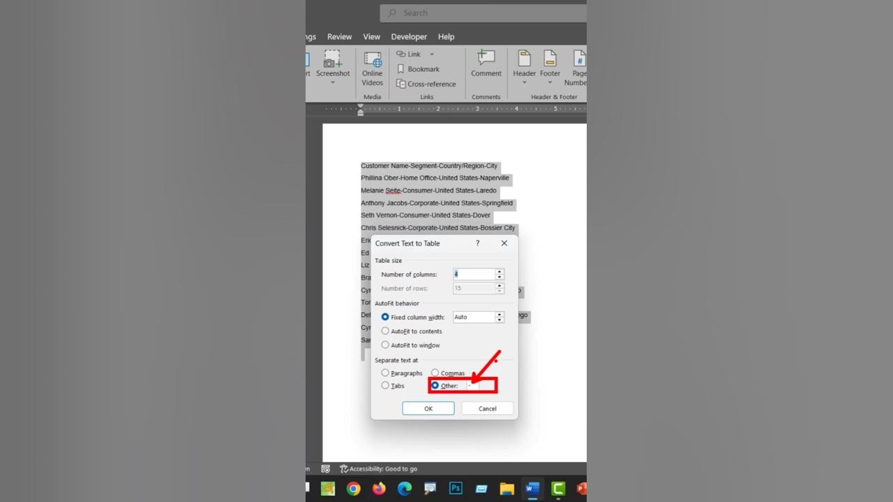 Expert Tips for Converting Text to Tables in Microsoft Word! #exceltips #excelbangla - YouTube