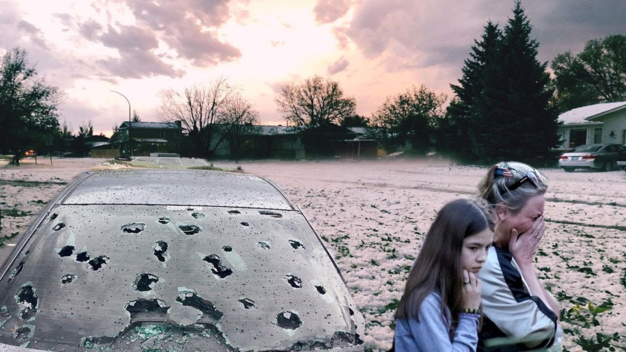 Europe again. In Italy, hail and flooding hit Turin and Milan - YouTube