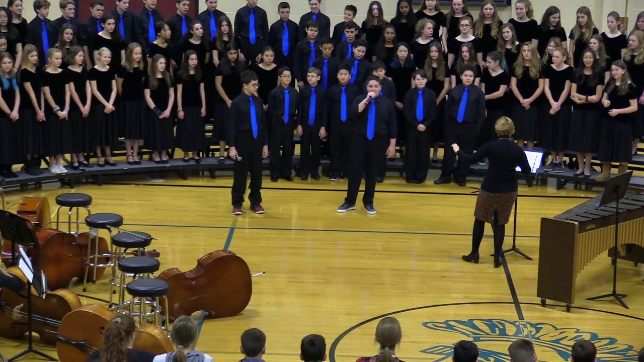 NBJH Winter Music Assembly 2018 - YouTube