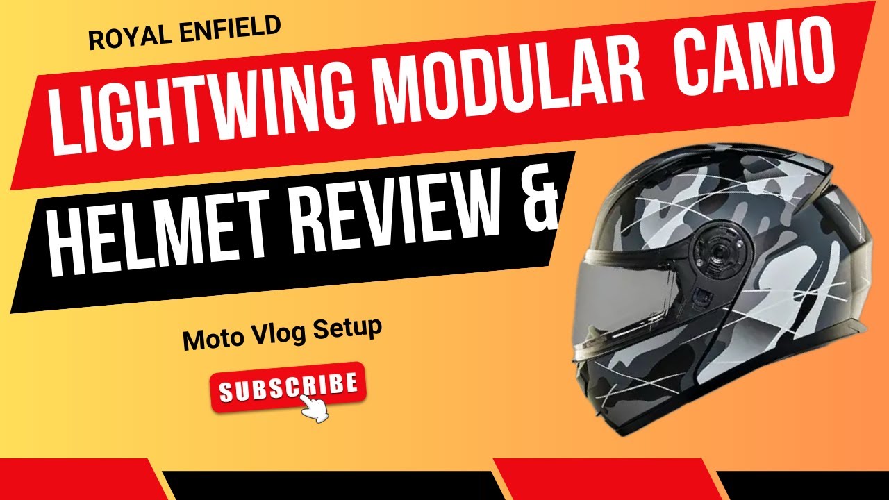 How to Set Up a MotoVlog in a Modular Helmet | Royal Enfield Lightwing Review 🚀 - YouTube