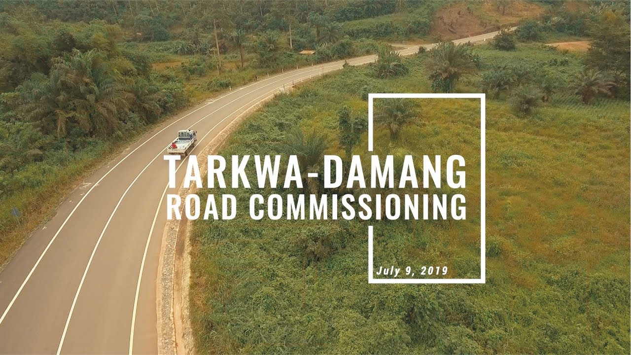 Gold Fields Tarkwa-Damang Road Commissioning - YouTube