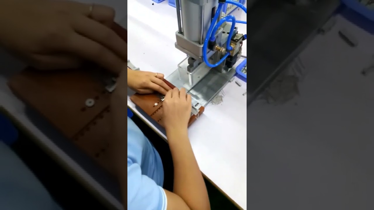 flat cable IDC crimping machine - YouTube