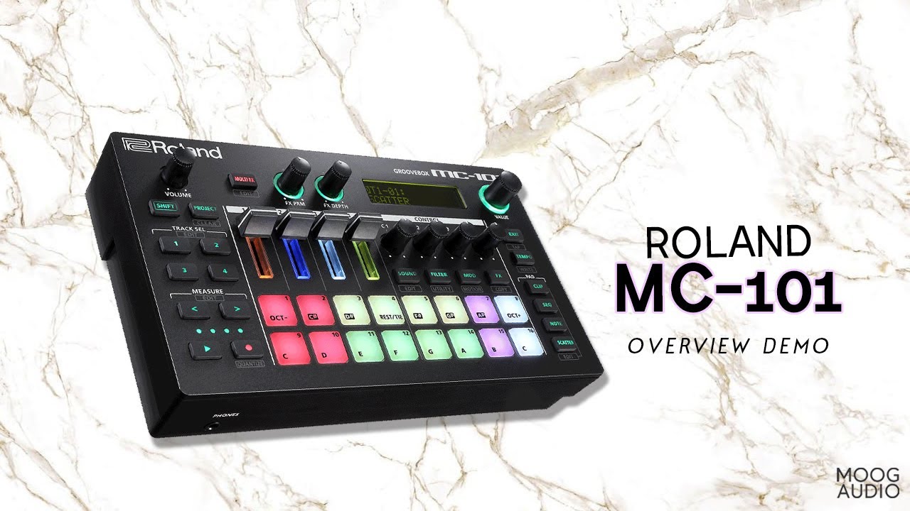 ROLAND MC-101 GROOVEBOX | Overview Demo - YouTube