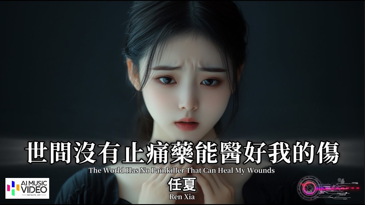 【高清MV】任夏 Ren Xia - 世間沒有止痛藥能醫好我的傷【Pinyin + Eng Sub | AI音樂視頻 | 繁體拼音英文動態字幕 ...