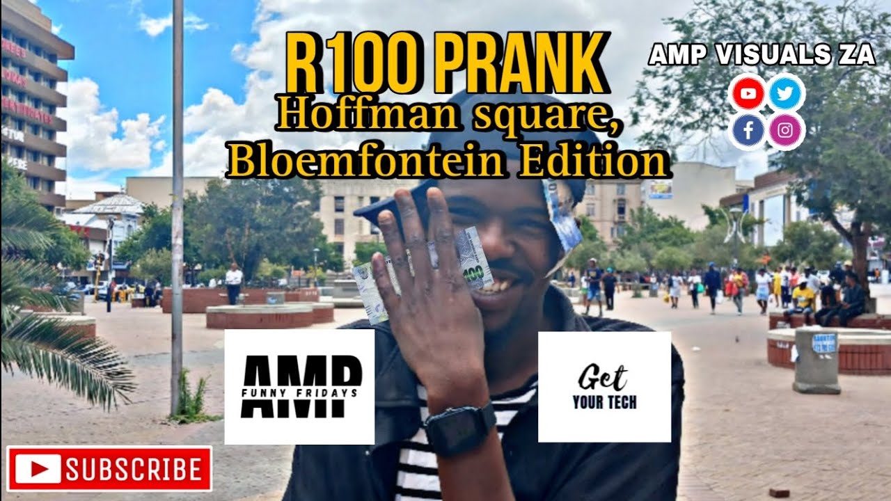 FUNNY FRIDAYS: R100 PRANK - Hoffman Square, Bloemfontein Edition • GONE ...