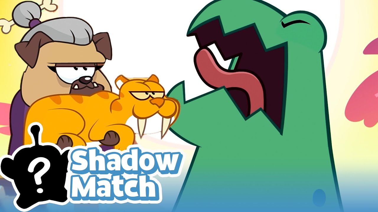 Match the Shadows with Om Nom and Om Nelle! In Prehistoric Nomville 😜 ...