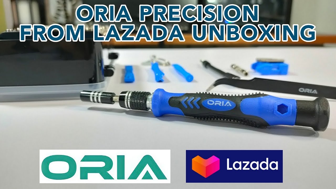 ORIA Precision Screwdriver Set From Lazada Unboxing - YouTube