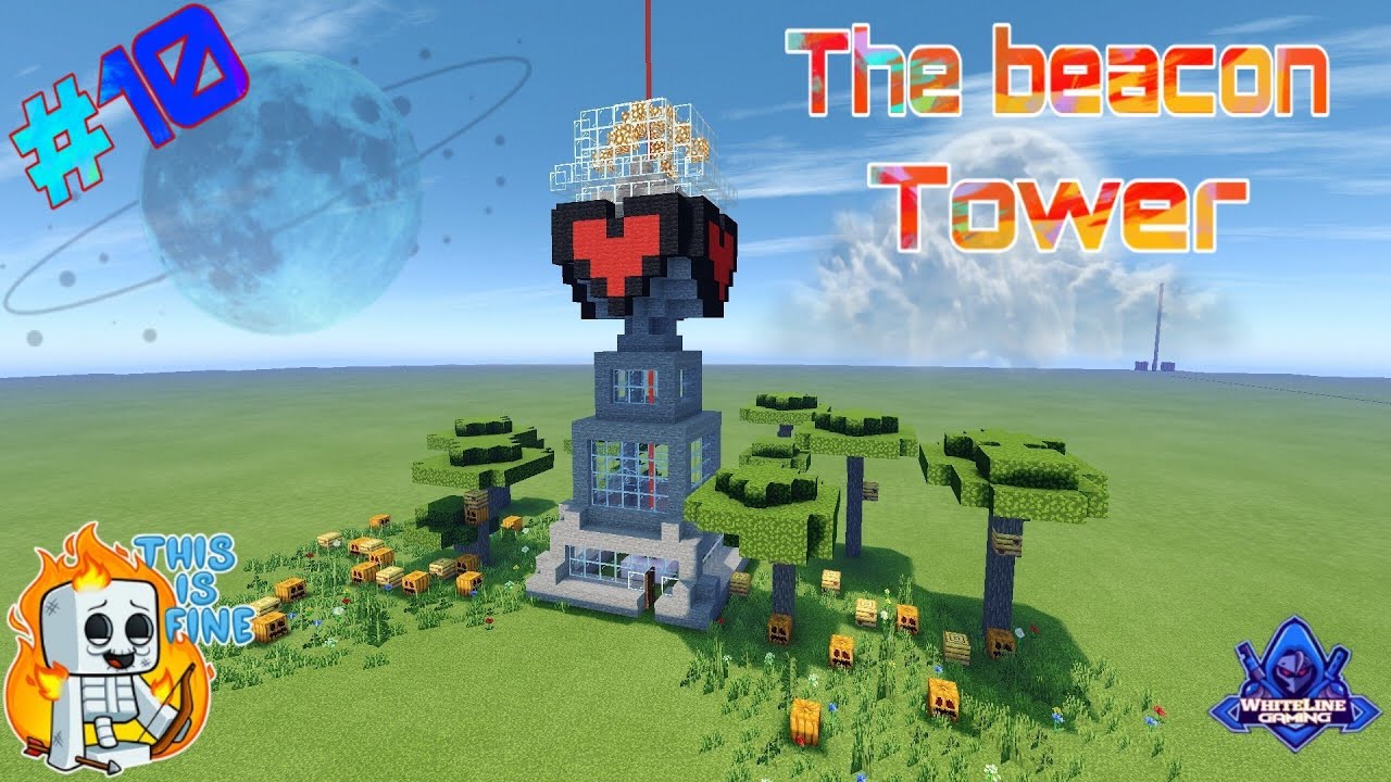 |MINECRAFT|The Tower Of Beàcon|Large Modern House| #10 - YouTube