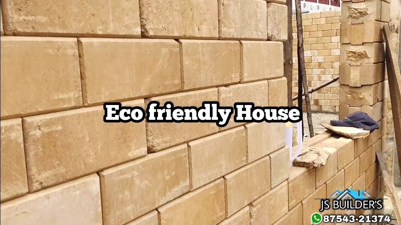 35 நாட்களில் | Eco friendly Mud Interlock Building work flow video ...