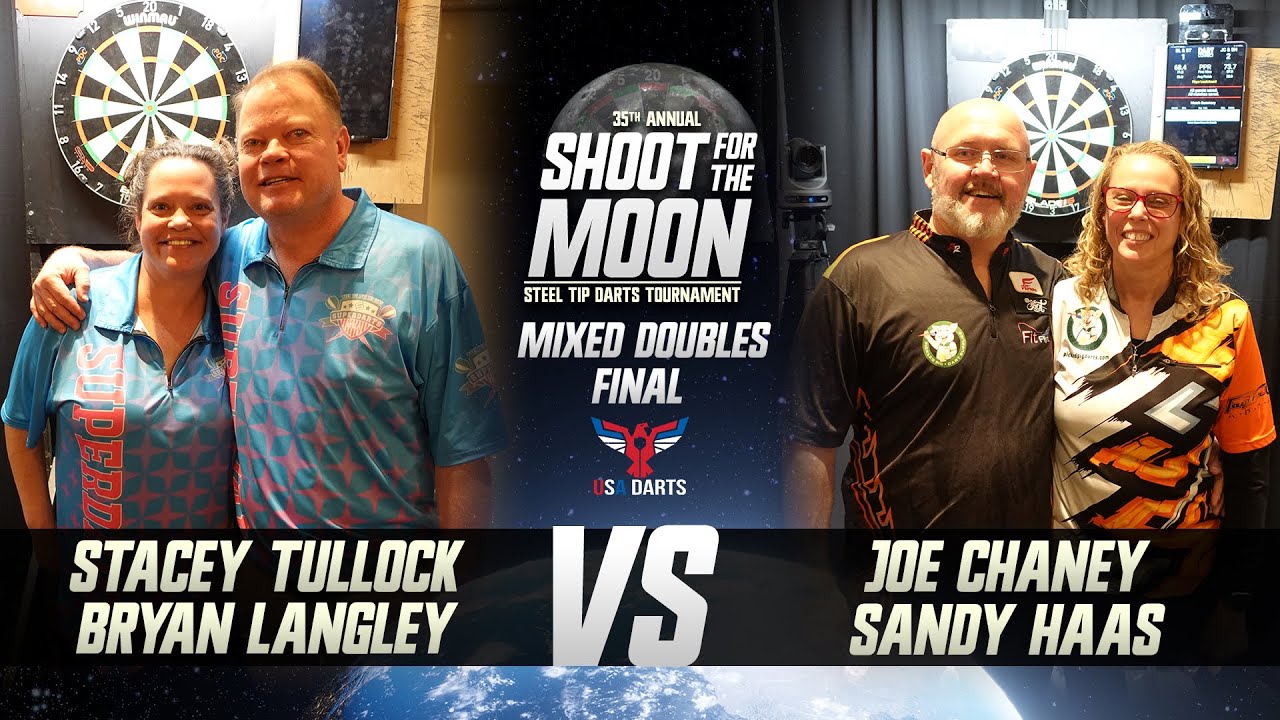 Bryan Langley & Stacey Tullock vs Joe Chaney & Sandy Haas | Doubles 501 ...