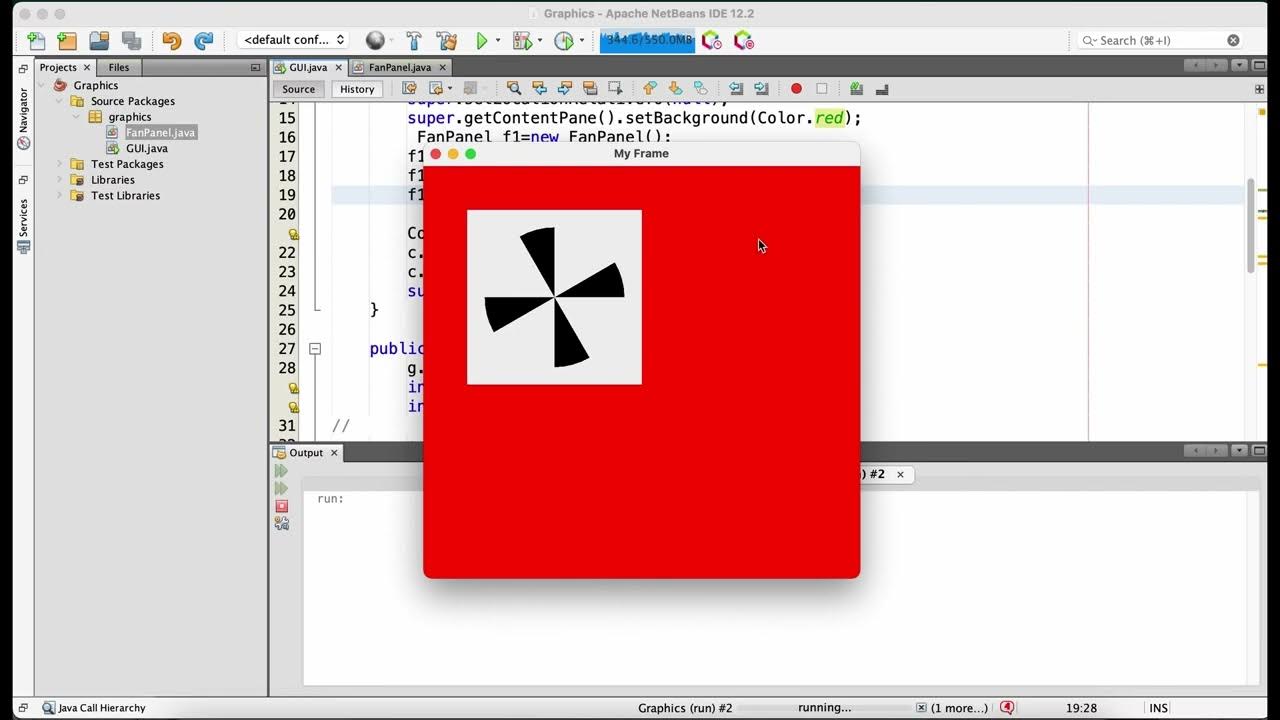 JPanel and Movement Action in java gui arabic - YouTube