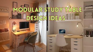 Study table in bedroom ideas|study table decorations|st... | Doovi
