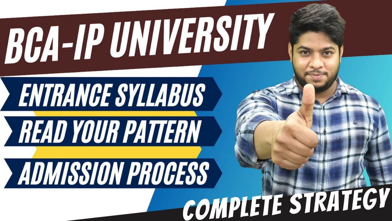 How To Prepare BCA Entrance Exam IP University GGSIPU Exam Pattern how-to-prepare-bca-entrance-exam-ip-university-ggsipu-exam-pattern