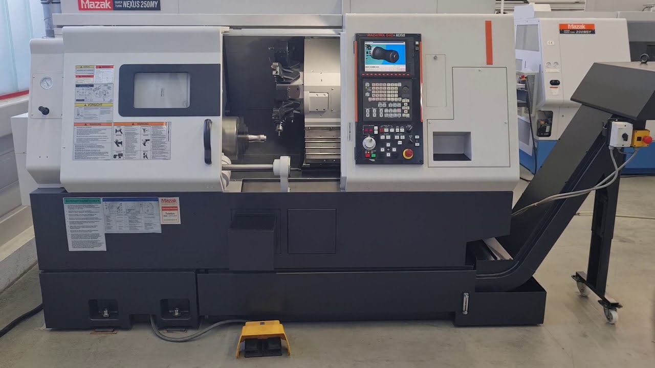 MAZAK Quick Turn Nexus 250MY - YouTube