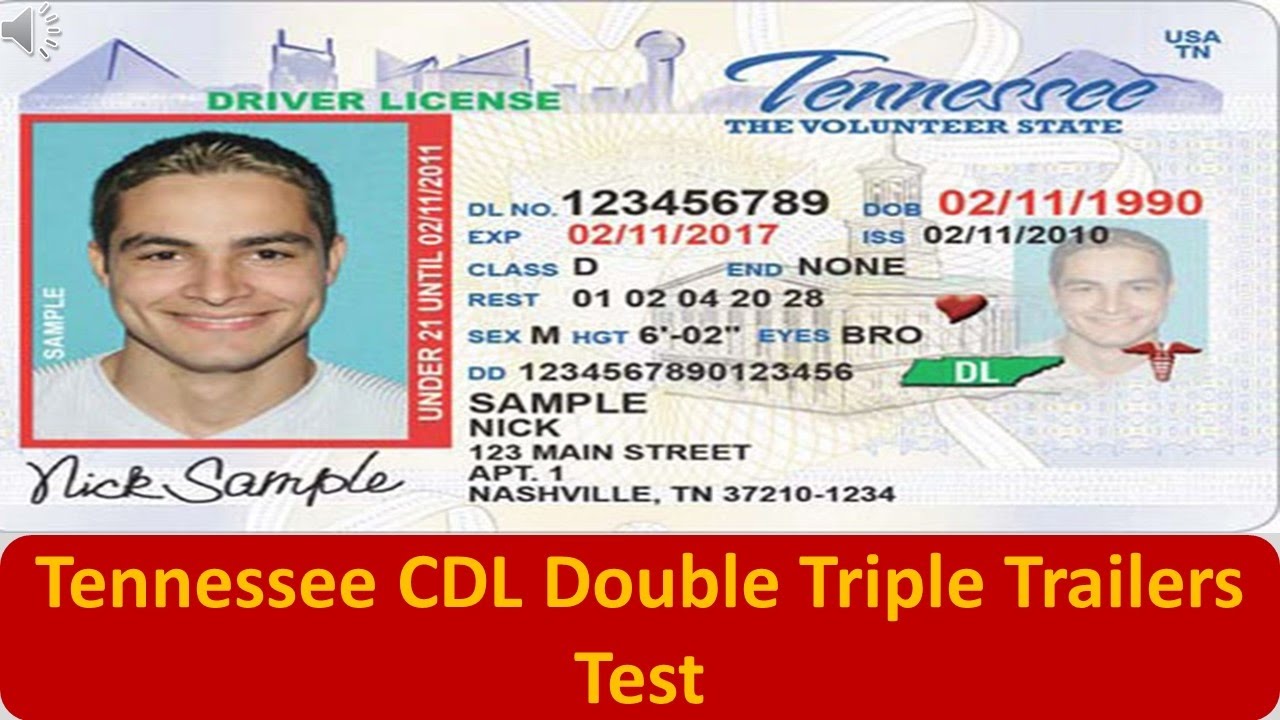 Tennessee CDL Double Triple Trailers Test - YouTube