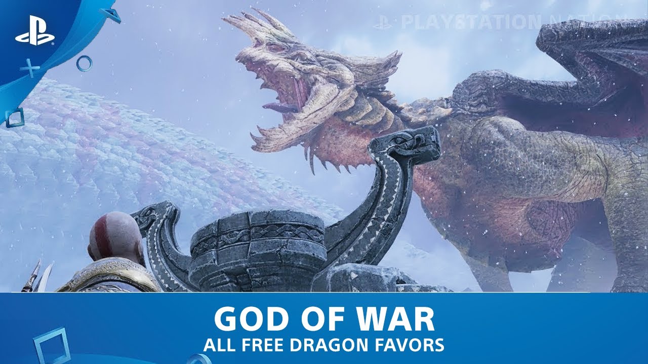 God of War (2018) - Side Quests - All Free Dragon Favors - YouTube