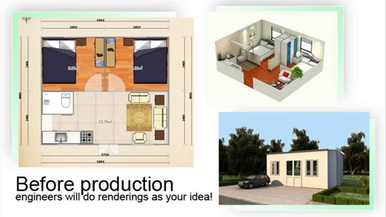 Modular Folding House Exported to Australia - YouTube