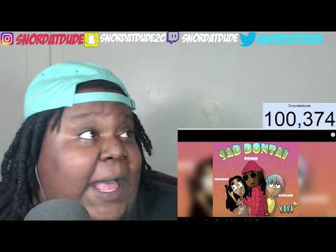 POUDII SOUND NICE ON THE TRACK!! Poudii x iLOVEFRiDAY - Sad Dontai (ImDontai DISS TRACK) REACTION!!!
