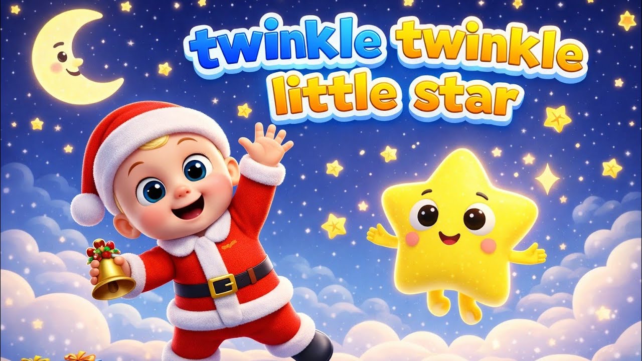 📌 Twinkle Twinkle Little Star ⭐💛🎵 | Cute Babies Enjoy Calm Star Actions ...