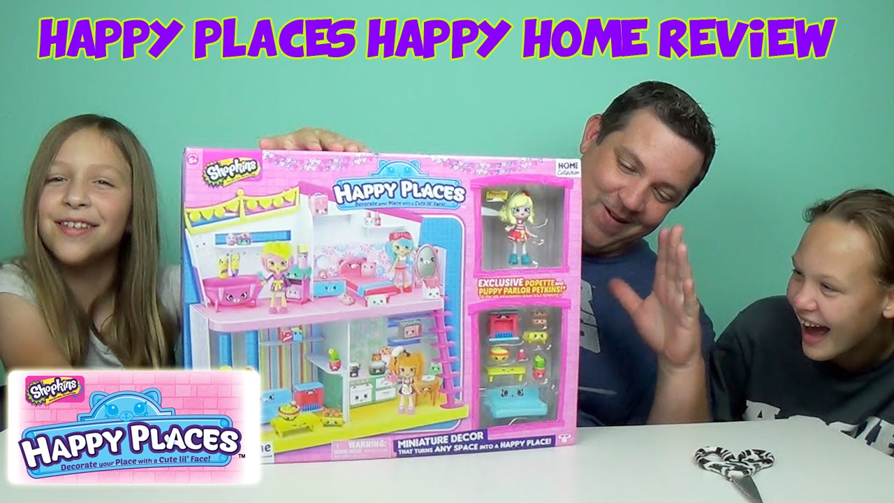 Happy Places Home Playset Review with Exclusive Popette Shoppies Mini ...