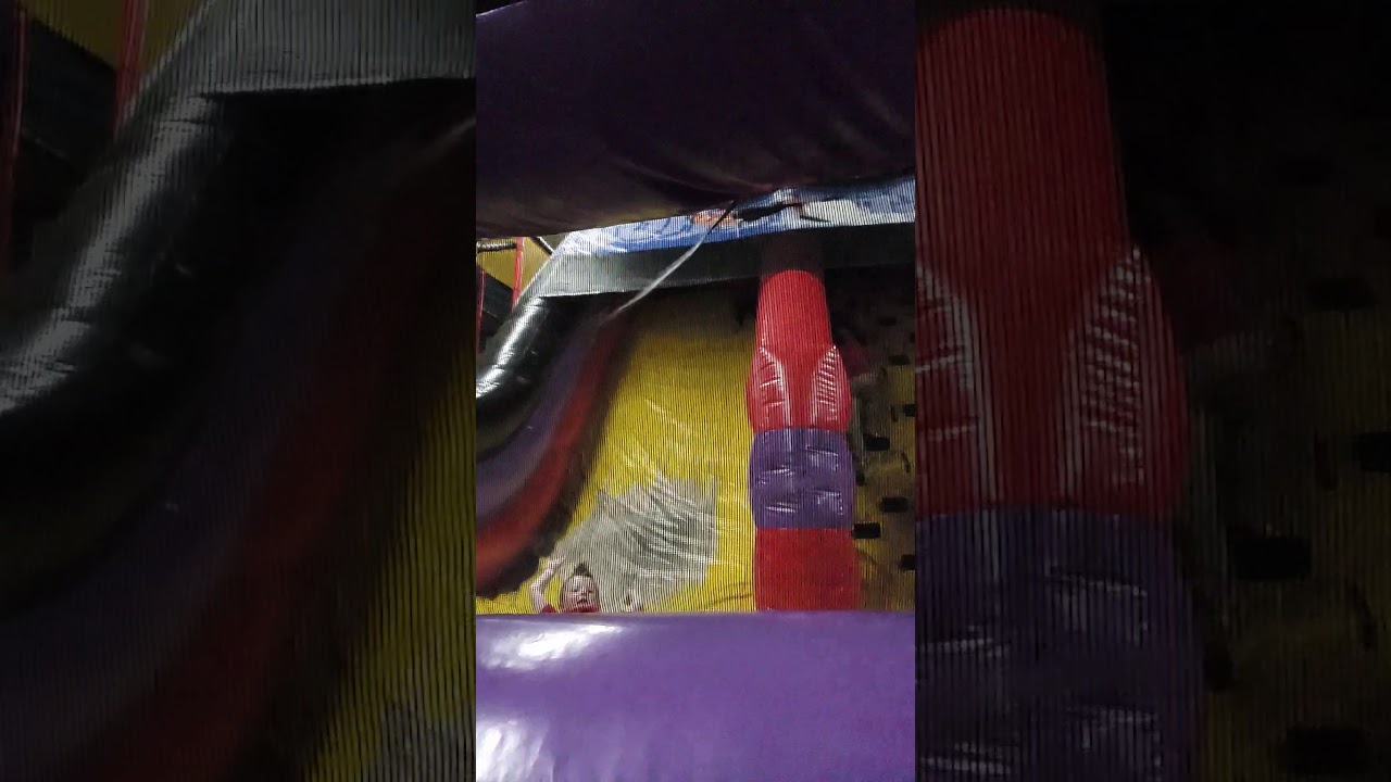 Slow motion slide down blow up(1) - YouTube