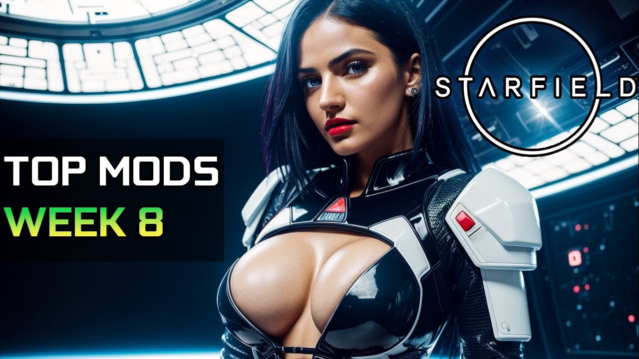 Starfield Weekly Mods #8 : THICC SARAH + ANDREJA, Skimpy dress, skimpy cowgirl, 50 Cal Sniper ...