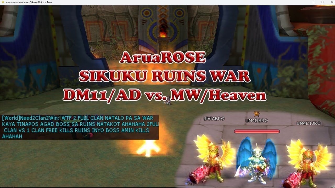 AruaROSE SIKUKU RUINS MAZE AD/DM11 vs MW/Heaven - YouTube