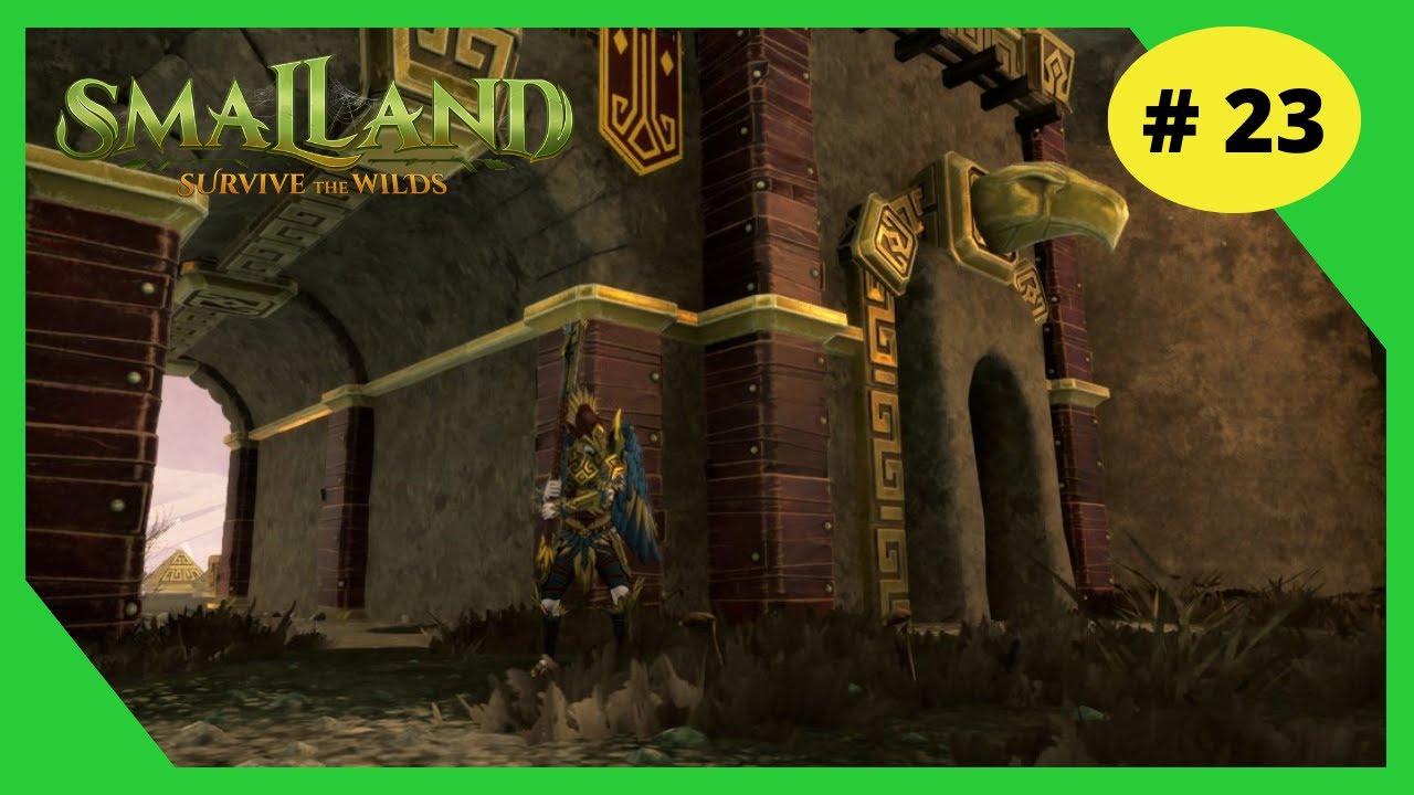 🦎 Smalland 🐞 Coop. # 23 Visitamos el templo de "Sarnak" , neutralizamos ...