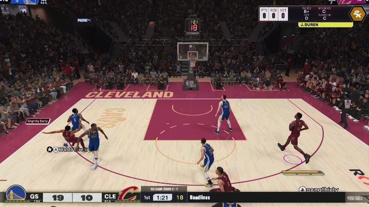 NBA 2K29 THEFINALS CAVSvGSW Game 4 - YouTube