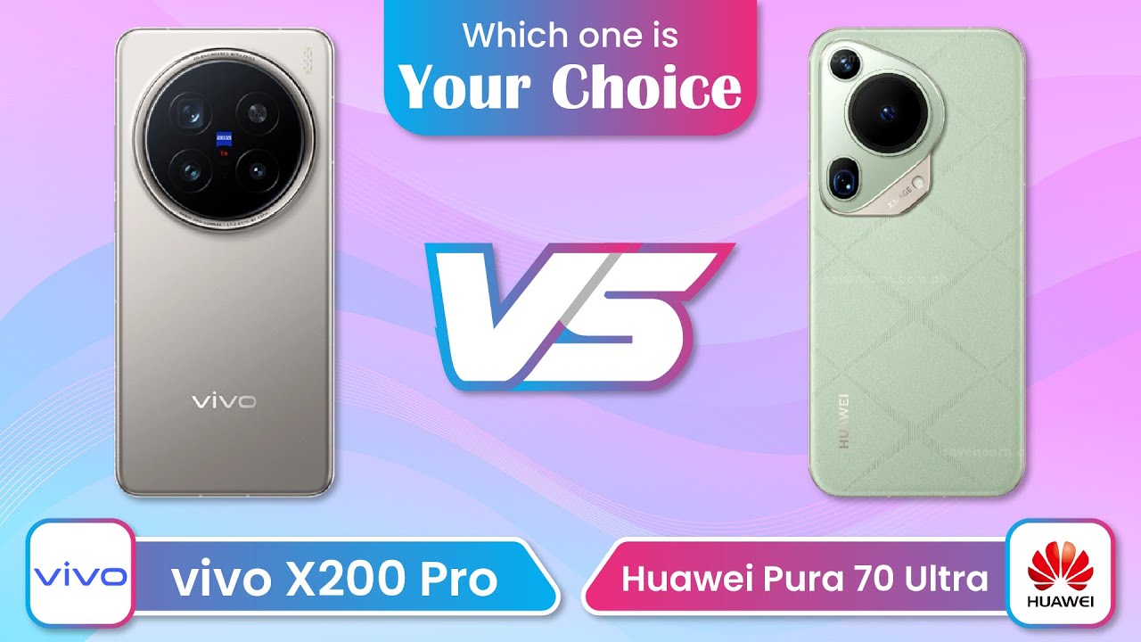 vivo X200 Pro VS Huawei Pura 70 Ultra - YouTube