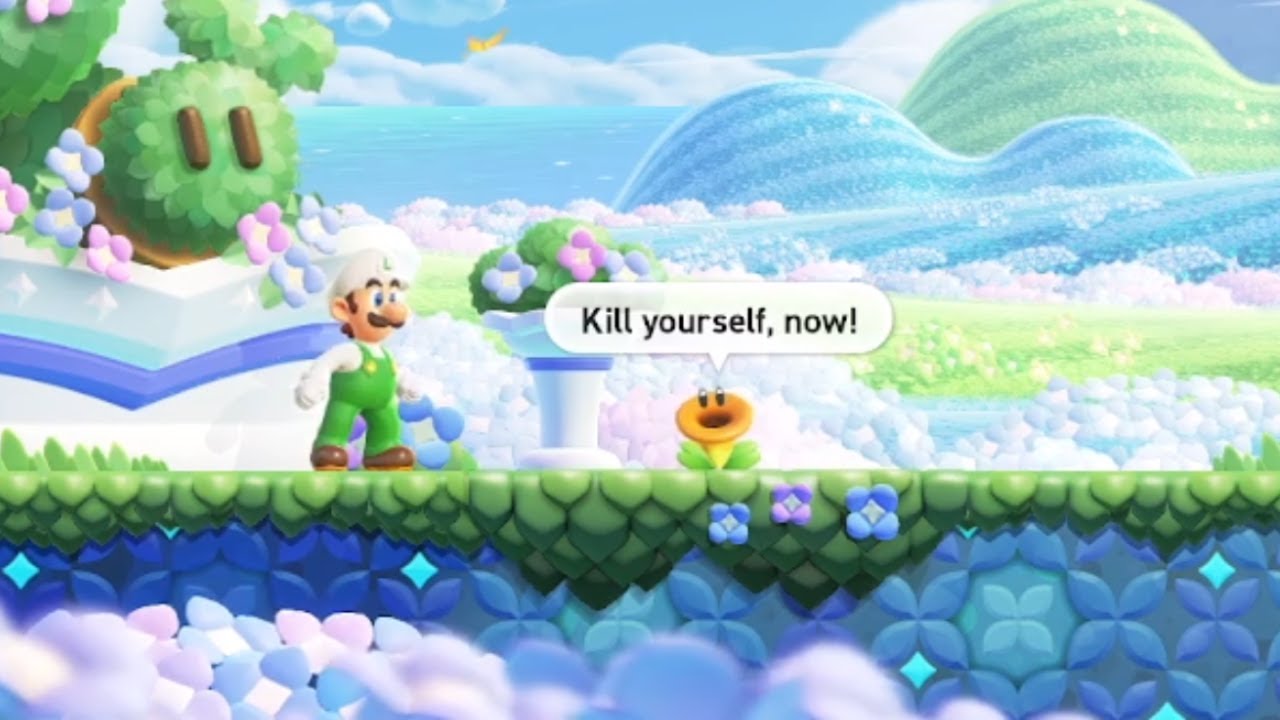 How To Make The Mario Wonder Talking Flower Cursing Mod In Under 10 ...