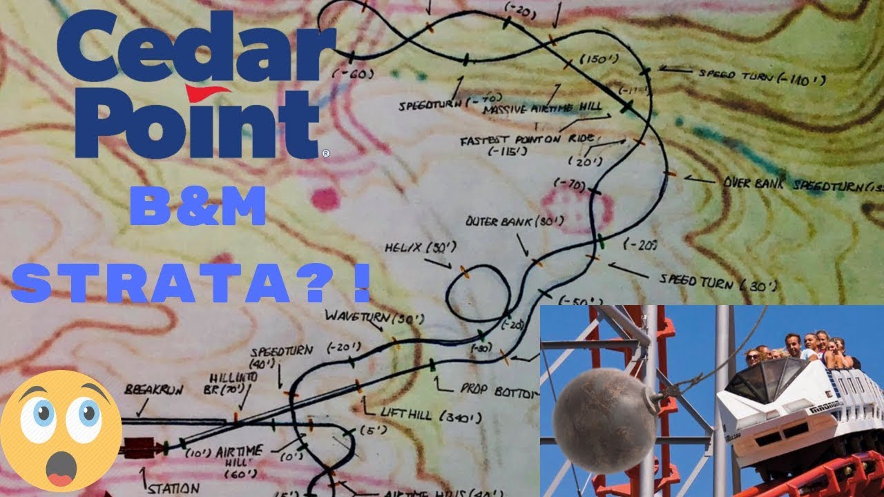 Cedar Point B&M Strata Coaster - YouTube