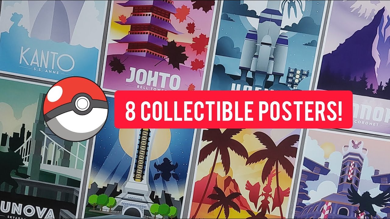 Before You Buy: Pokemon Destination Posters 2020 Review - YouTube