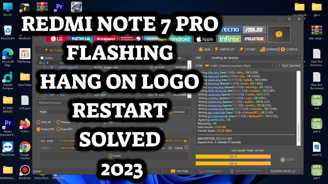 Redmi note 7 pro flashing | redmi note 7 pro hang on logo solved ...