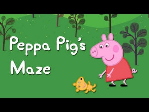 Peppa Pig Games - Maze, gameplay - YouTube