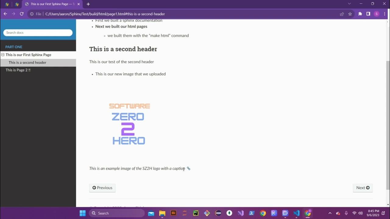 Sphinx Documentation- Embed Images and Create Admonitions - YouTube