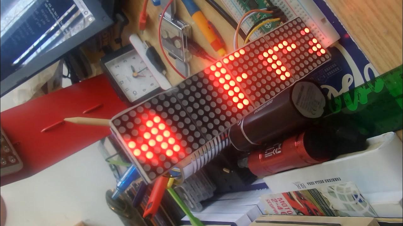 Raspberry Pi Pico - SPI 8x8 LED Matrix - Micropython example - YouTube