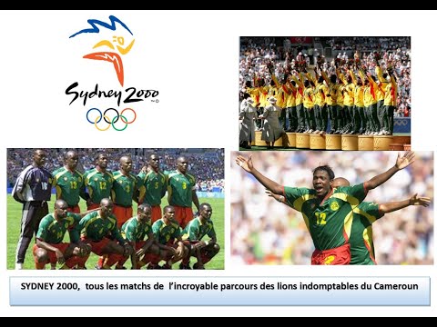 sydney 2000   tous les matchs de l'incroyable parcours des lions indomptables du Cameroun