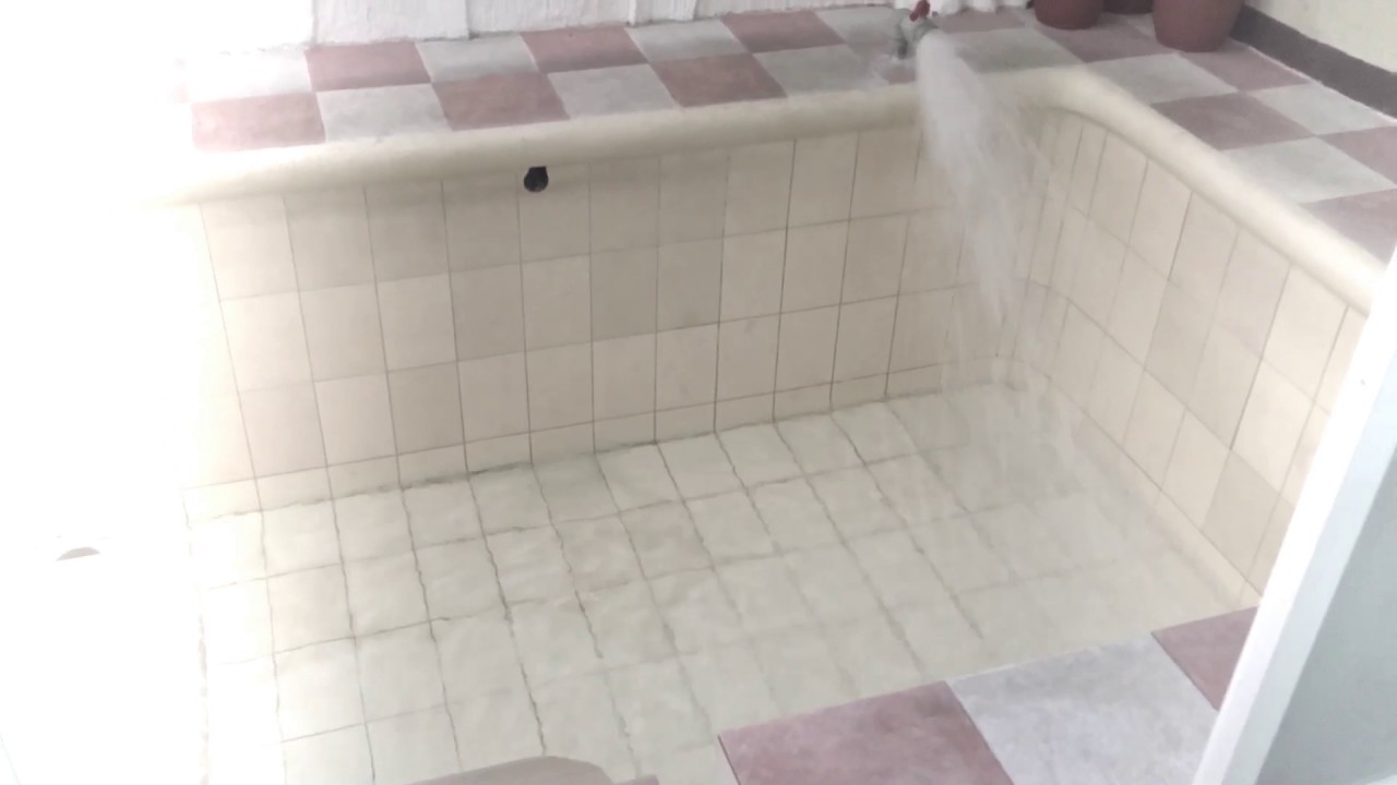 Filling up an indoor pool! - YouTube