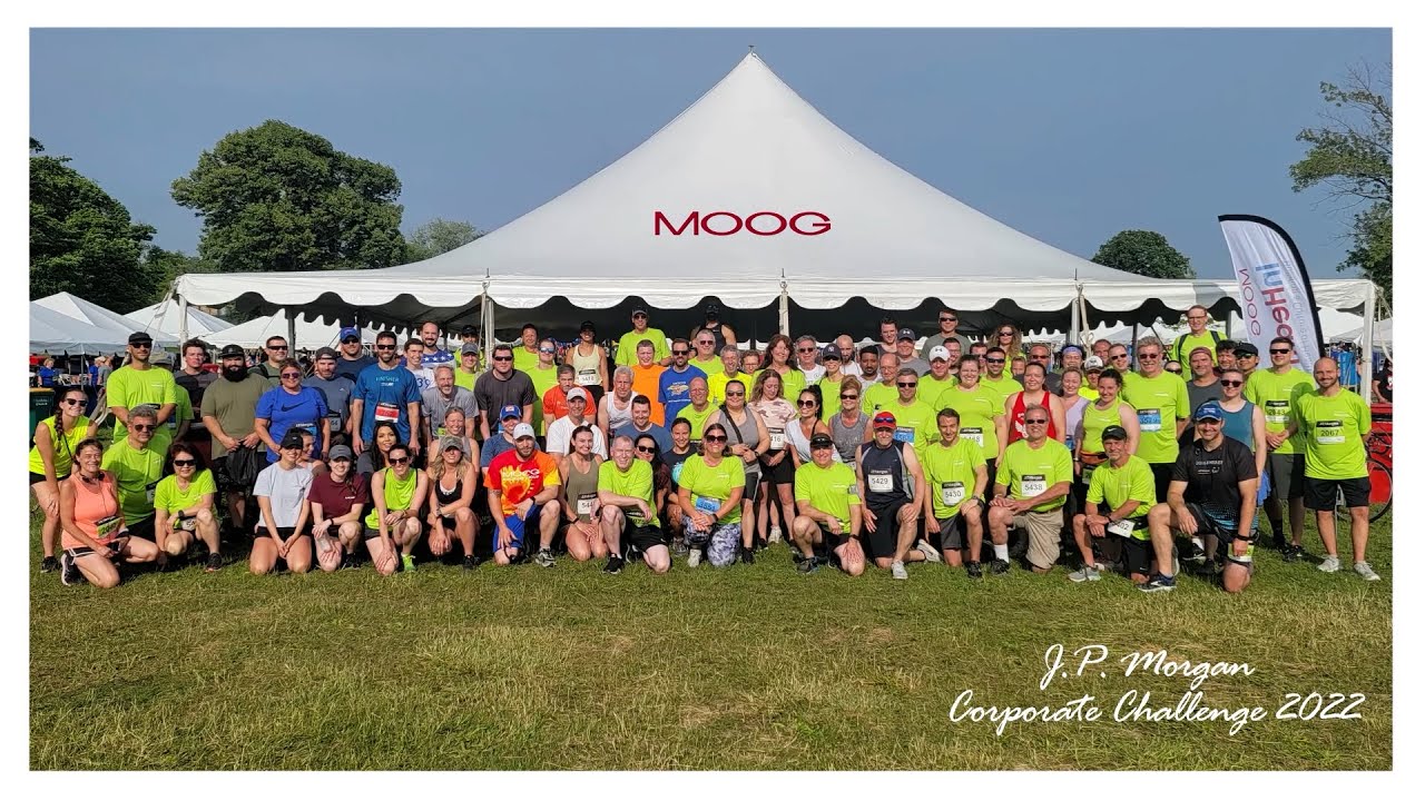Moog Competes in 2022 J.P. Morgan Corporate Challenge - YouTube